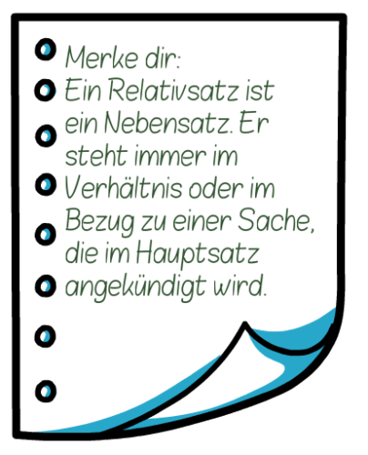 Relativsatz | Erklärung und Übung