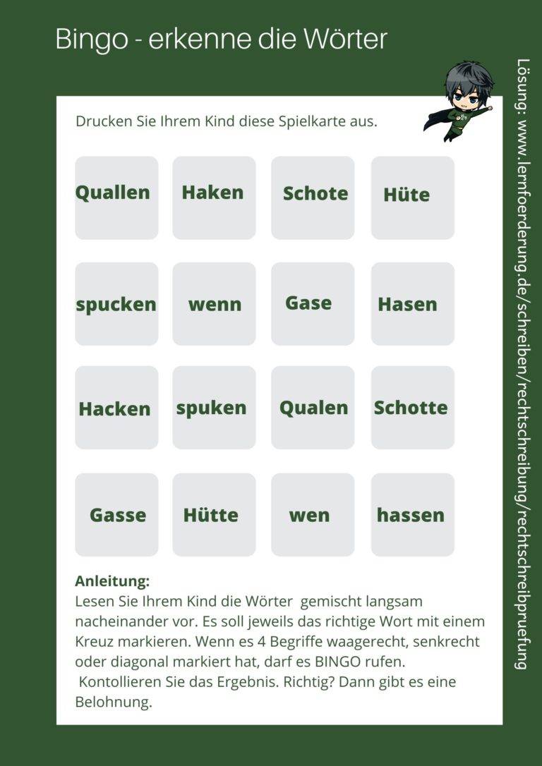 Konsonantenverdopplung üben - mit diesen Übungen