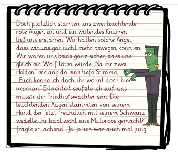 Halloween Geschichte: Schreibe eine tolle gruselige Story