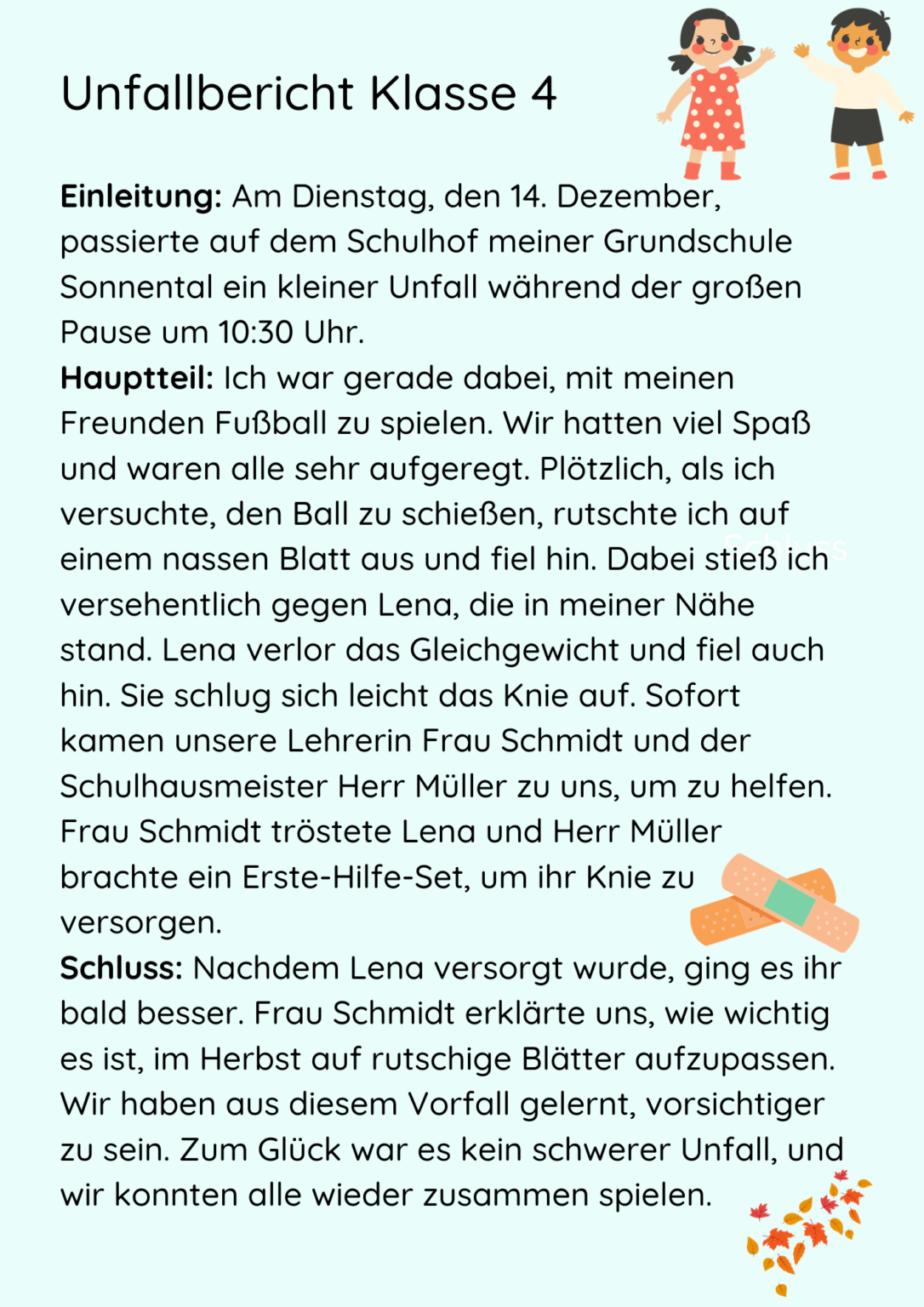 Berichtschreiben leicht gemacht: Kreative Aktivitätskarten für ...